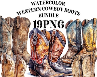 Rustic Cowboy Boots and Flowers Sublimation Design Digital - Etsy