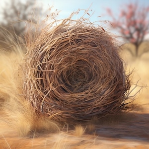 TUMBLEWEED WALL ART Bundle 19x Png - Western Watercolor - Wild West ...