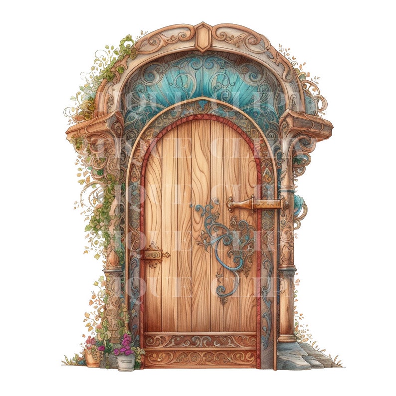 FANCY DOORS Png Fantasy CLIPART Magical Ethereal 12 - Etsy