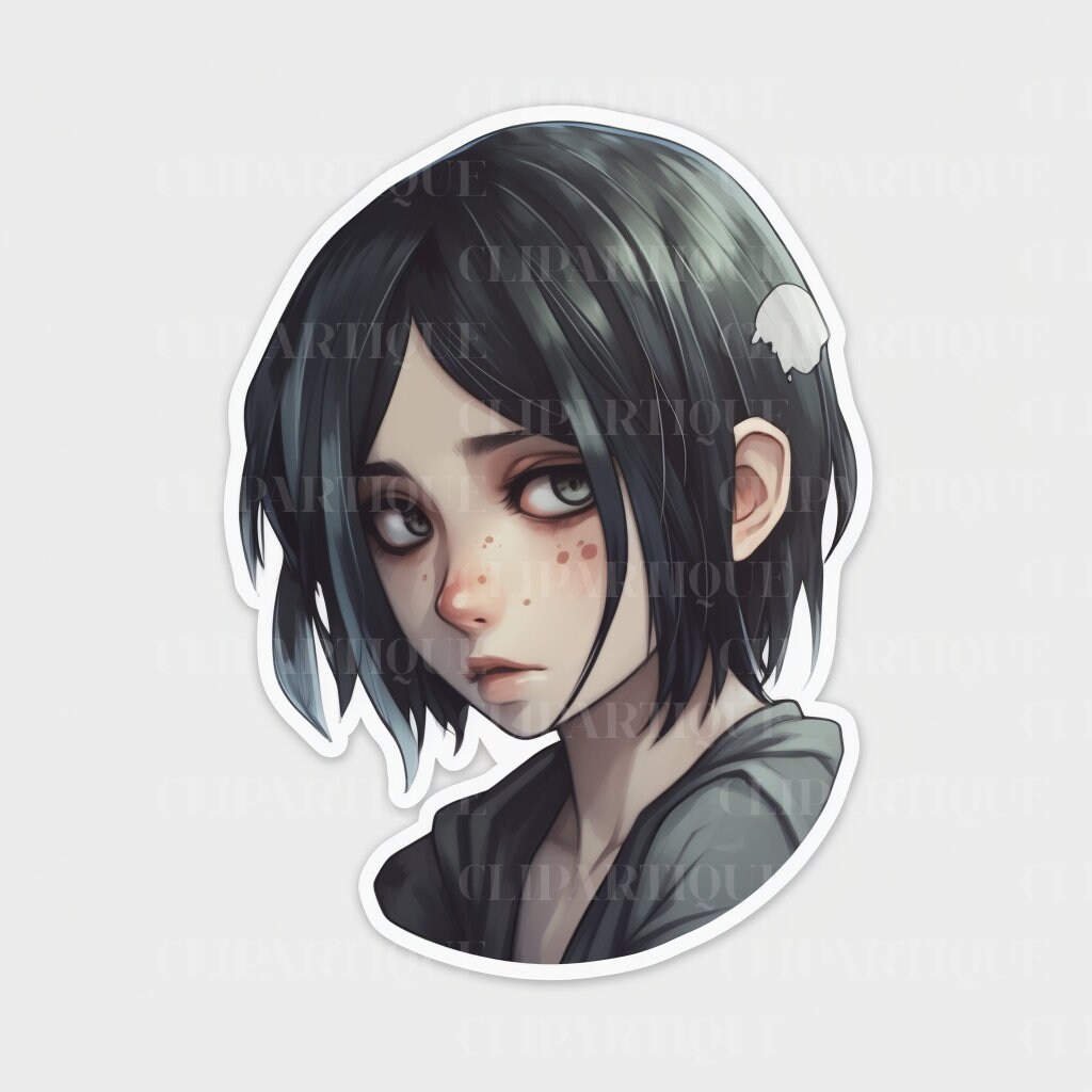 EMO STICKERS Png CLIPART Goth Punk Laptop Macbook Bottle - Etsy