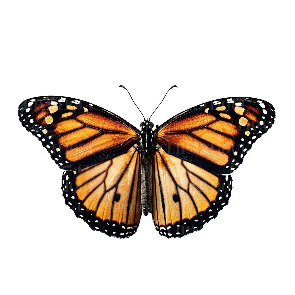 MONARCH BUTTERFLY Clipart Bundle 28x Png Watercolor - Etsy