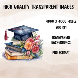 GRADUATION CLIPART BUNDLE 181x Png - Watercolor - Grad - Transparent ...