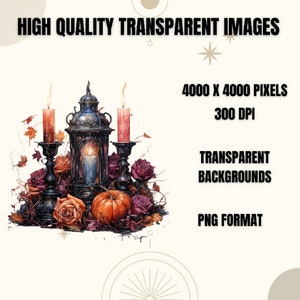 HALLOWEEN MEGA CLIPART Bundle 2209x Png Watercolor Fall Autumn ...