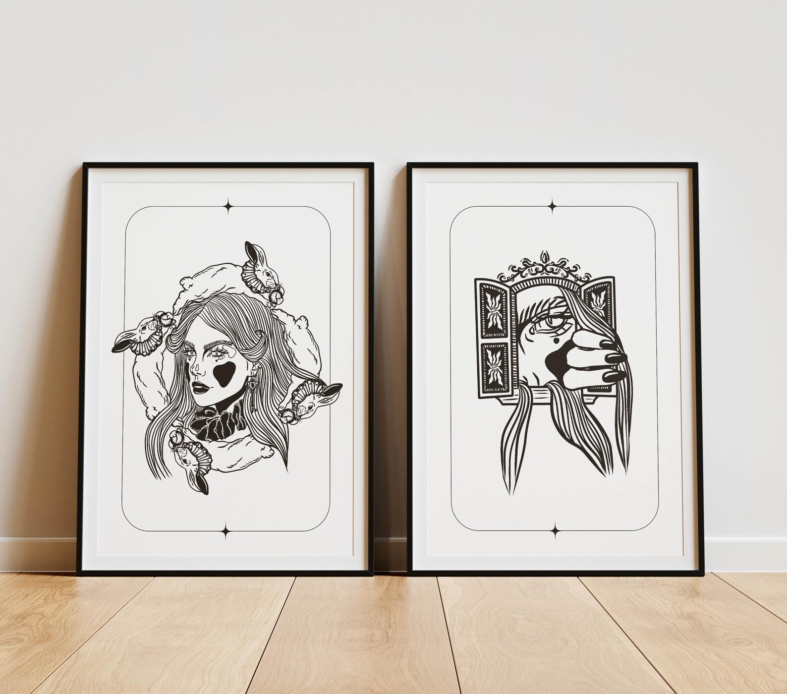 Alice Poster Decor, Alice Art, Wonderland Poster, White Rabbit Poster ...