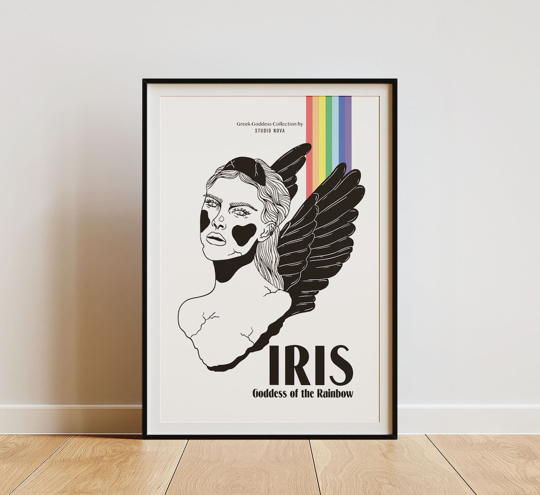 Iris Greek Goddess, Greek Mythology, Printable Art, Digital Download ...