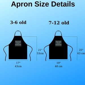 Customized Kitchen Apron for Kids, Baking Apron With Pocket, Little ...
