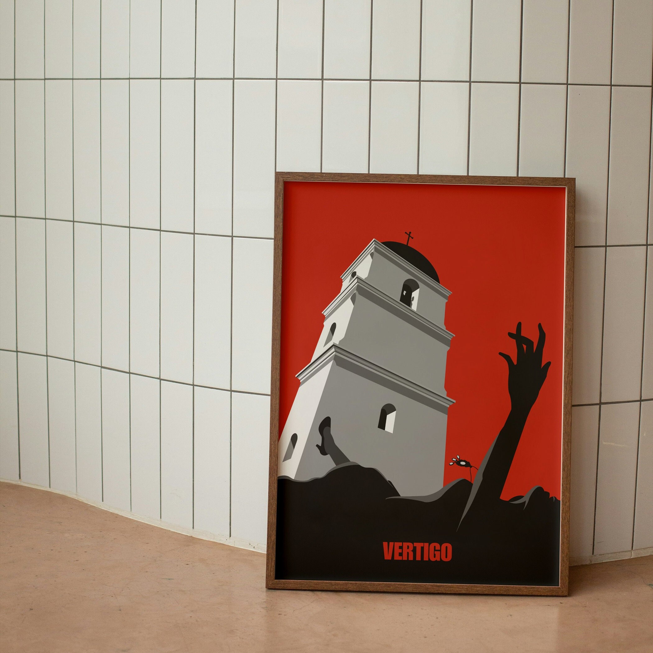 Vertigo Movie Poster | Alfred Hitchcock Film | Classic Movie Poster ...