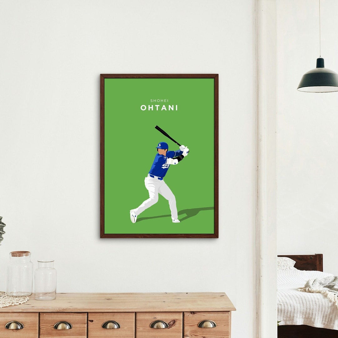 Shohei Ohtani Poster Shohei Ohtani Dodgers Los Angeles Dodgers Baseball ...