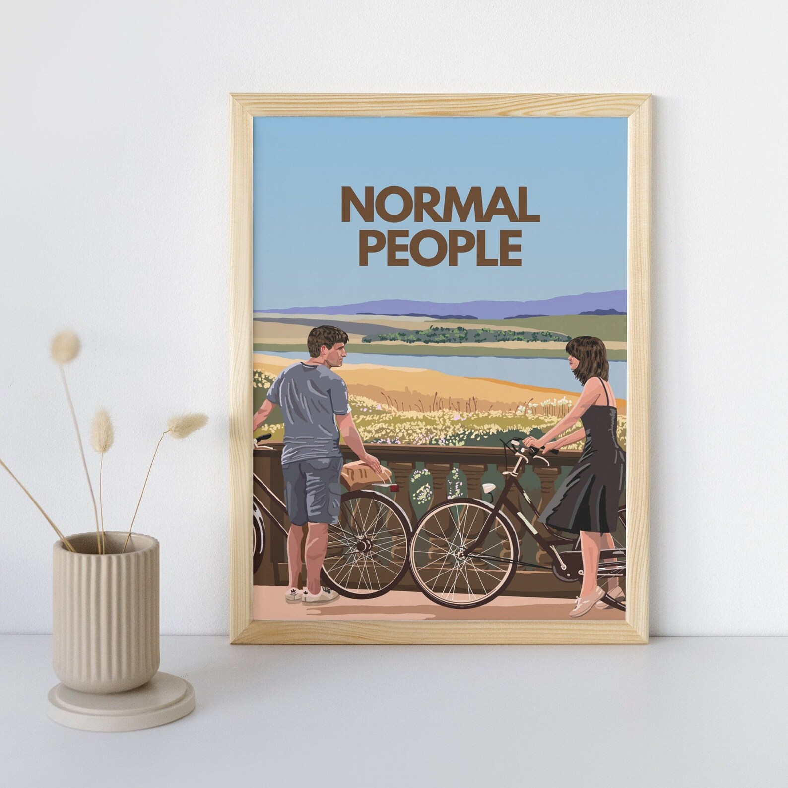 Normal People Poster Print | Room Decor Print | Vintage Minimalist ...