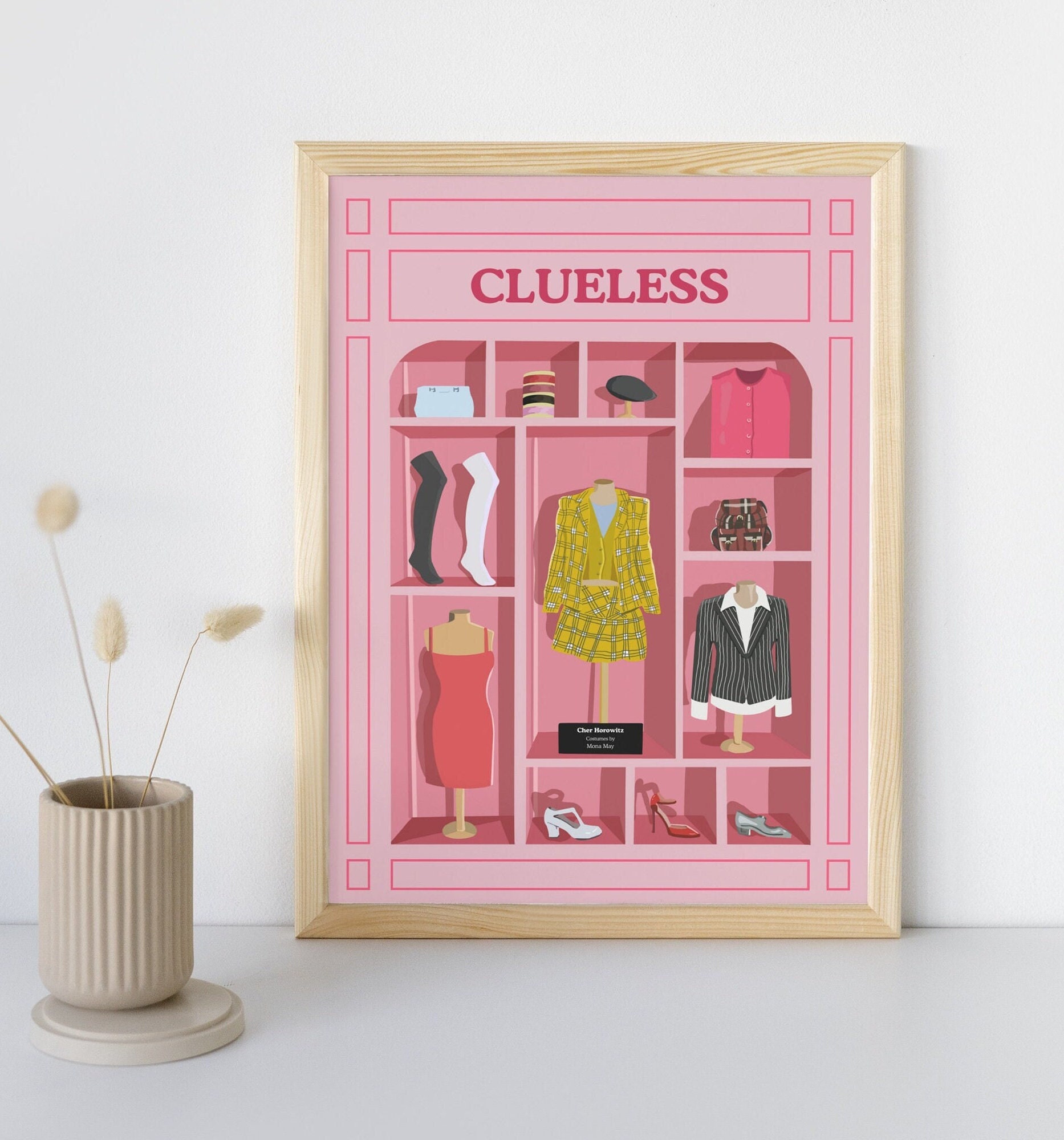 Clueless Movie Poster Printable Wall Art Clueless 1995 Cher Ugh as If ...