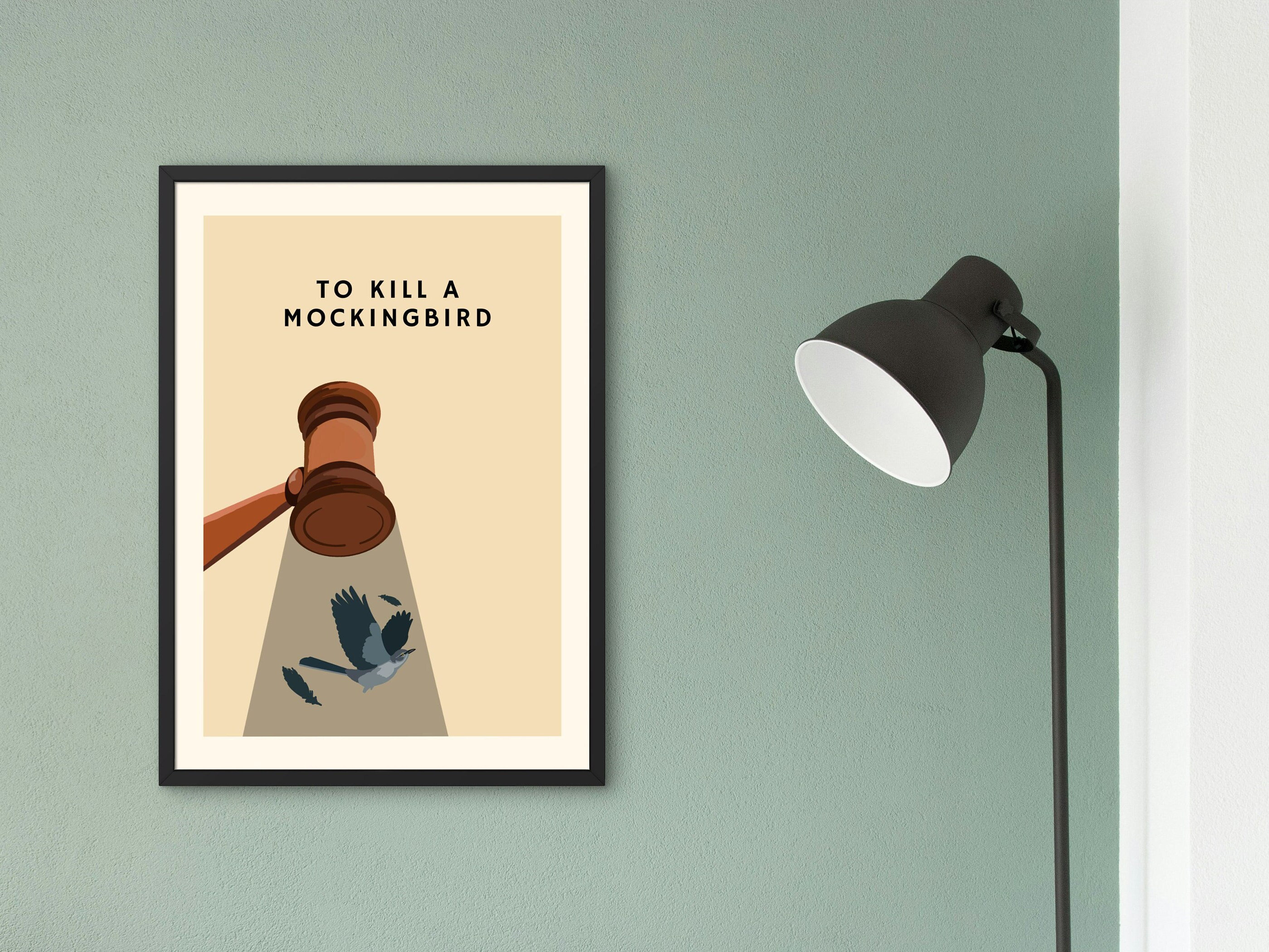 To Kill A Mockingbird Book Poster | Book Poster Wall Art | Classic ...