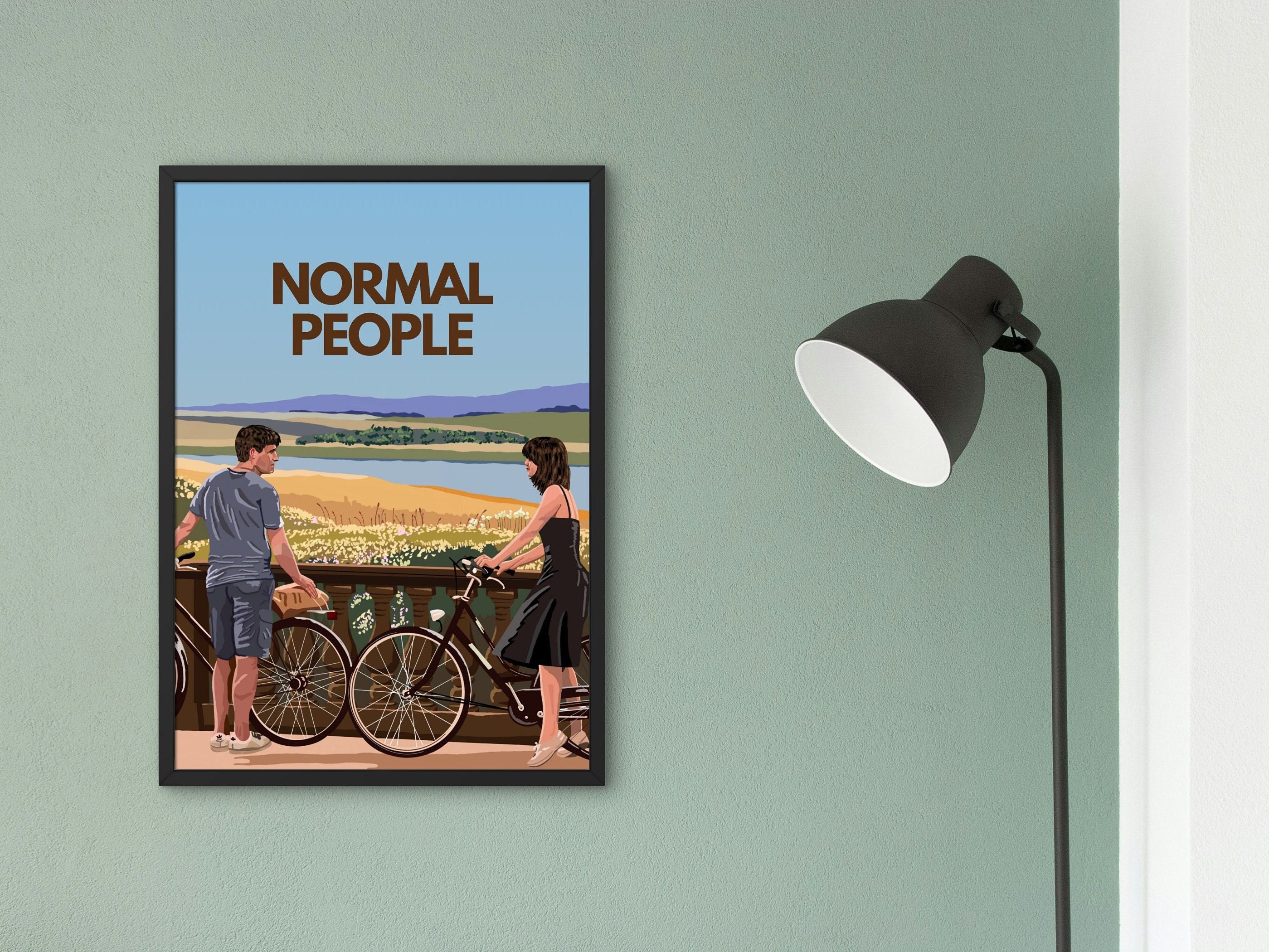 Normal People Poster Print | Room Decor Print | Vintage Minimalist ...