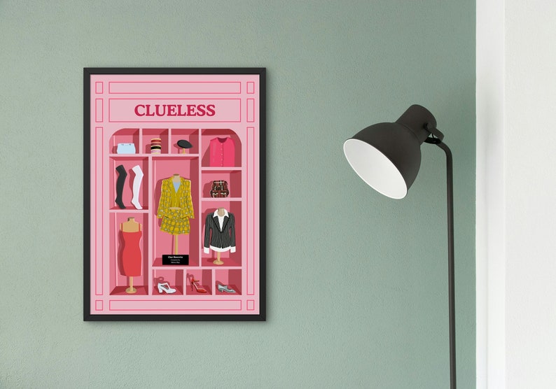 Clueless Movie Poster Printable Wall Art Clueless 1995 Cher Ugh as If ...