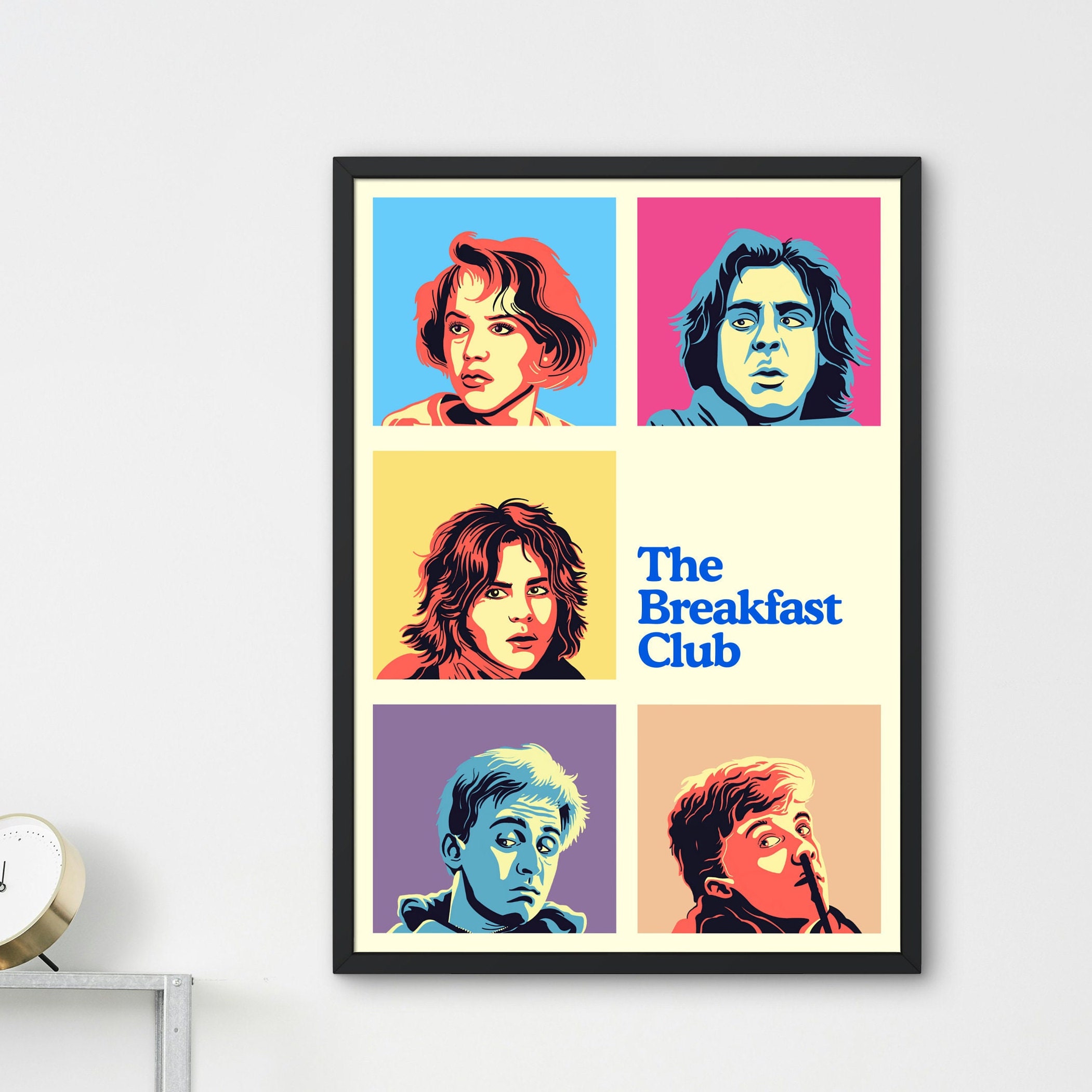The Breakfast Club Poster | Old Movie Posters | Funny Movie Wall Art | the Breakfast Club ...