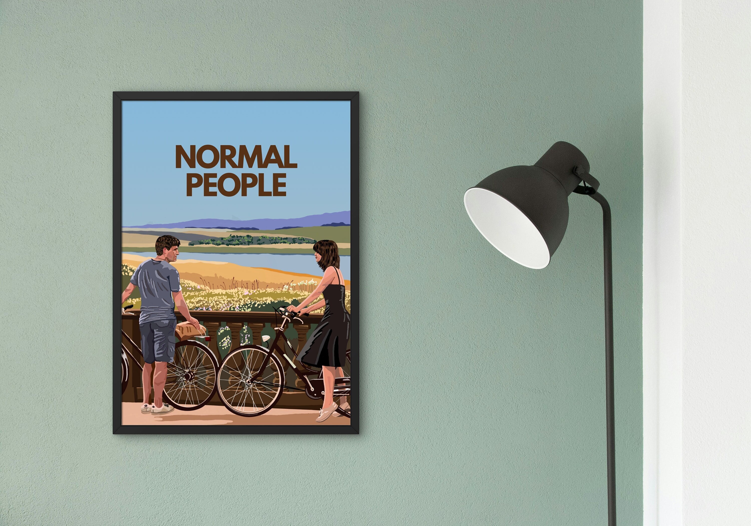 Normal People Poster Print Wall Art Print Vintage Minimalist Movie ...