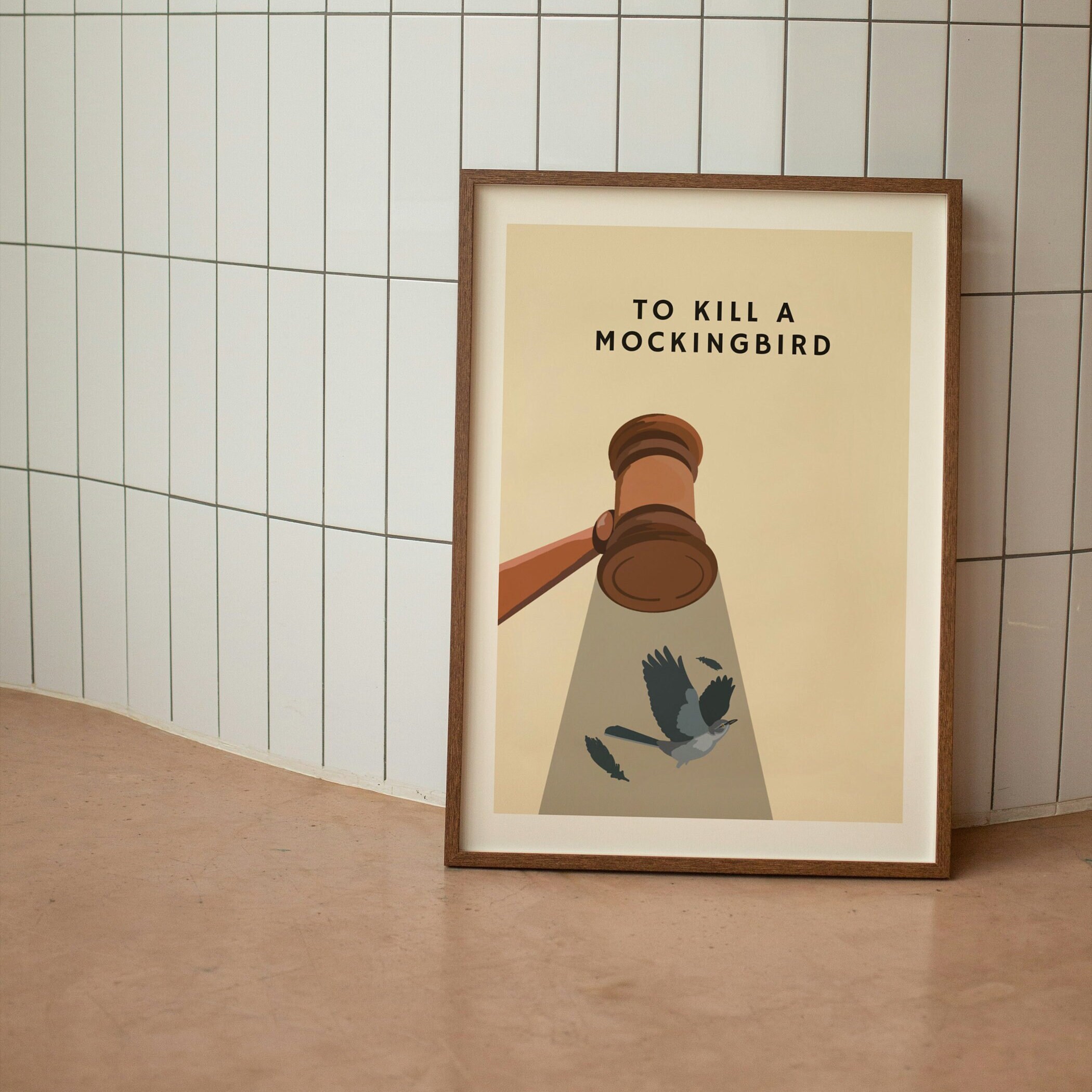 To Kill A Mockingbird Book Poster Book Poster Wall Art Classic Novels ...