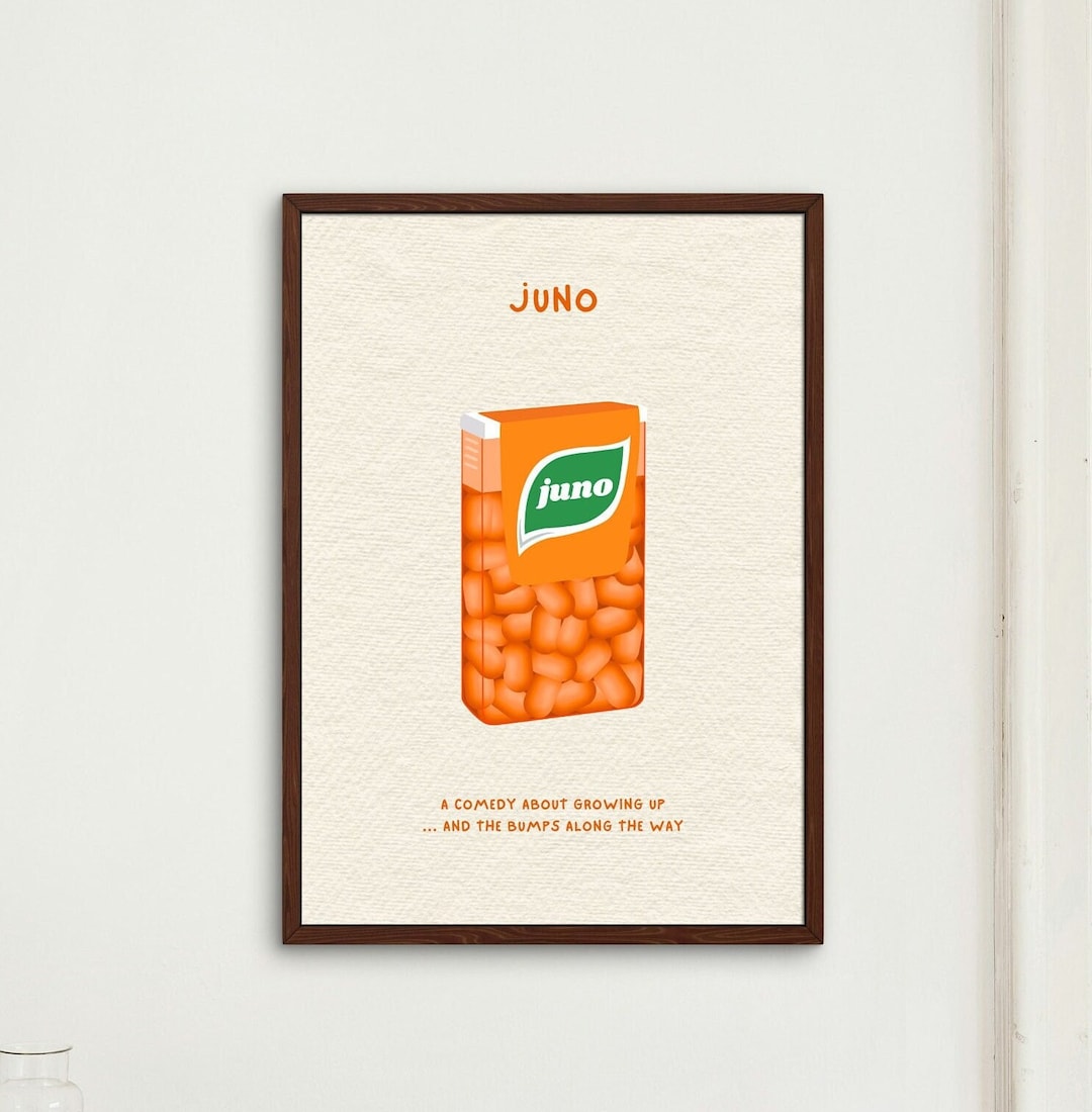 Juno Poster | Minimalist Movie Poster | Famous Movie Wall Art ...