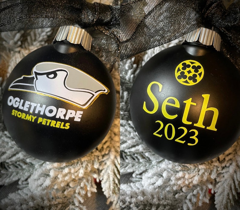 Christmas Ornament Custom School Logo - Etsy