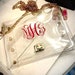 Clear Monogrammed Stadium Purse - Etsy