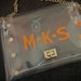 Clear Monogrammed Stadium Purse - Etsy