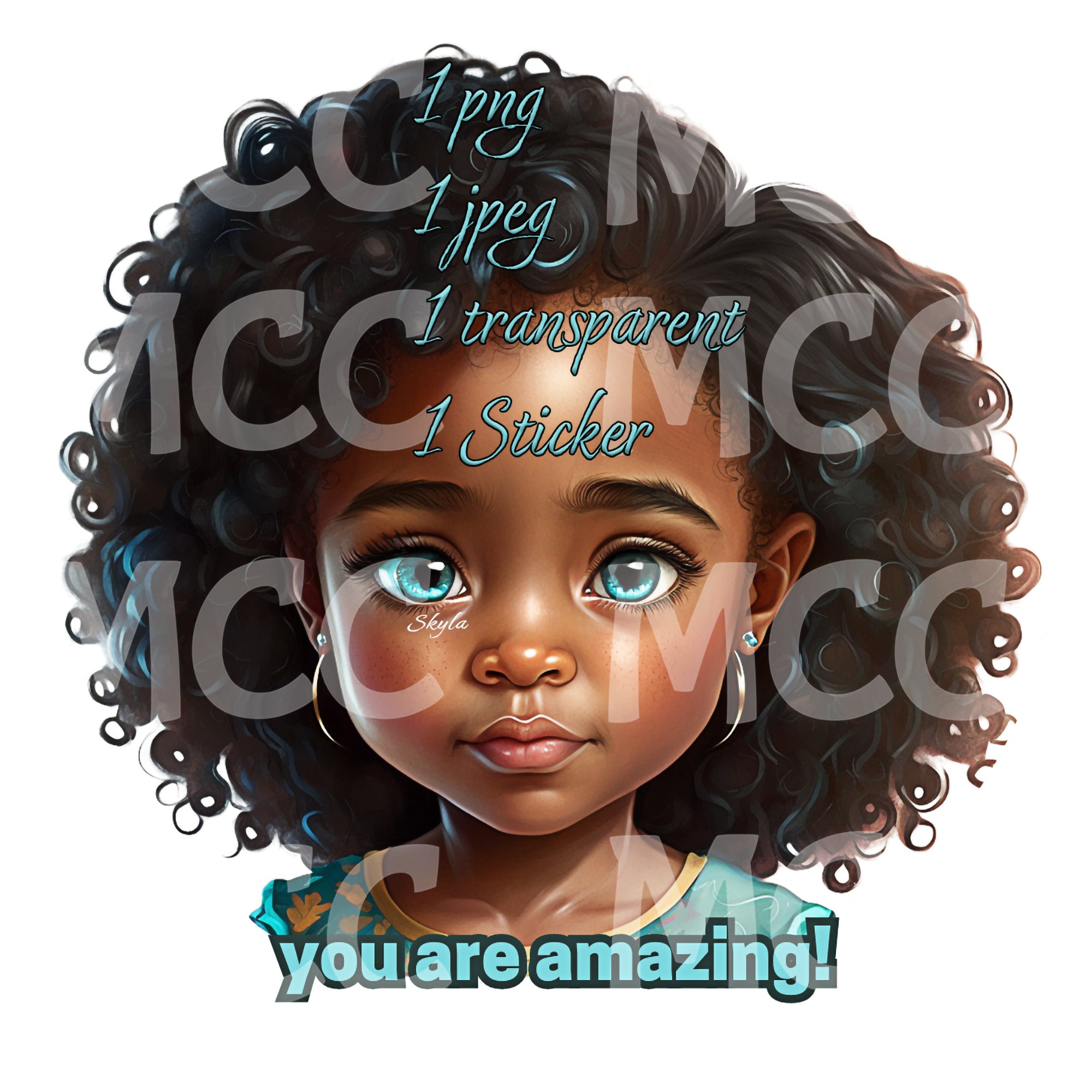 African American Chibi Art, Cute Skyla Character, Kawaii Black Girl ...