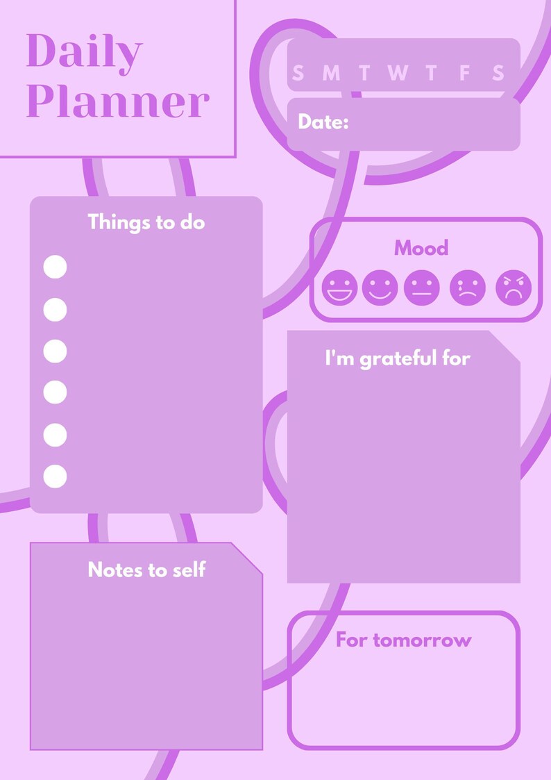 Retro Planner - Etsy