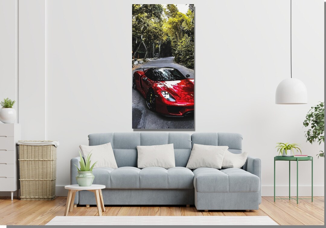 Ferrari Canvaslogo Wall Signrace Decorgift for Dadferrari - Etsy