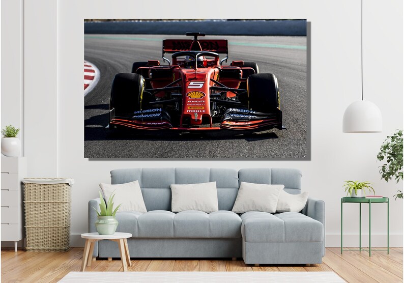 Formula One F1 Grand Prix Red Bull Racing Canvas Wall Art - Etsy