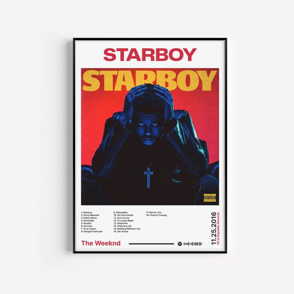 The Weeknd Poster - Etsy