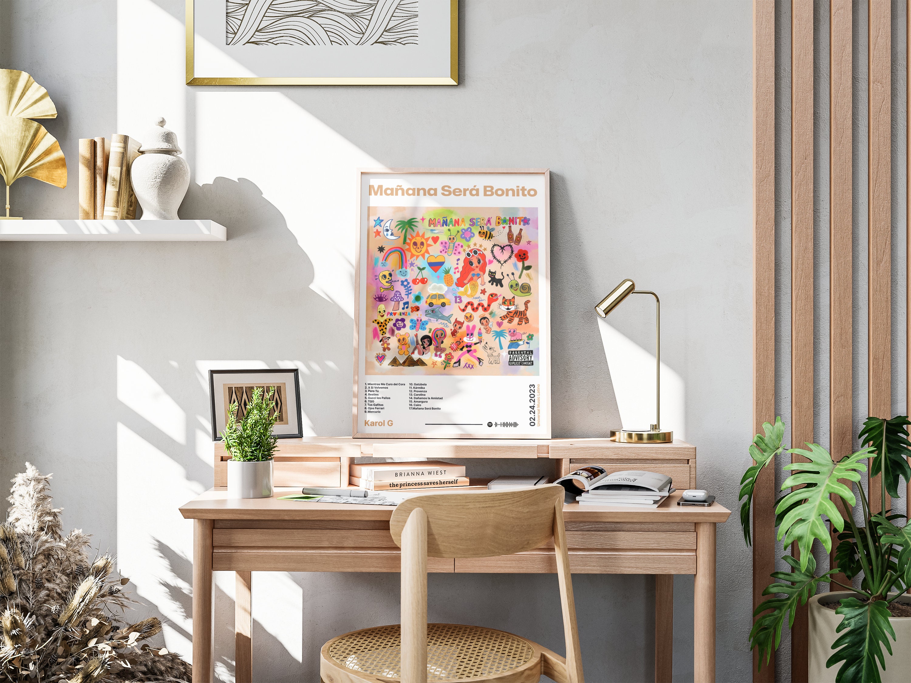Karol G "Maana Ser Bonito" Album Poster, Póster Del álbum De Karol G Mañana Será Bonito