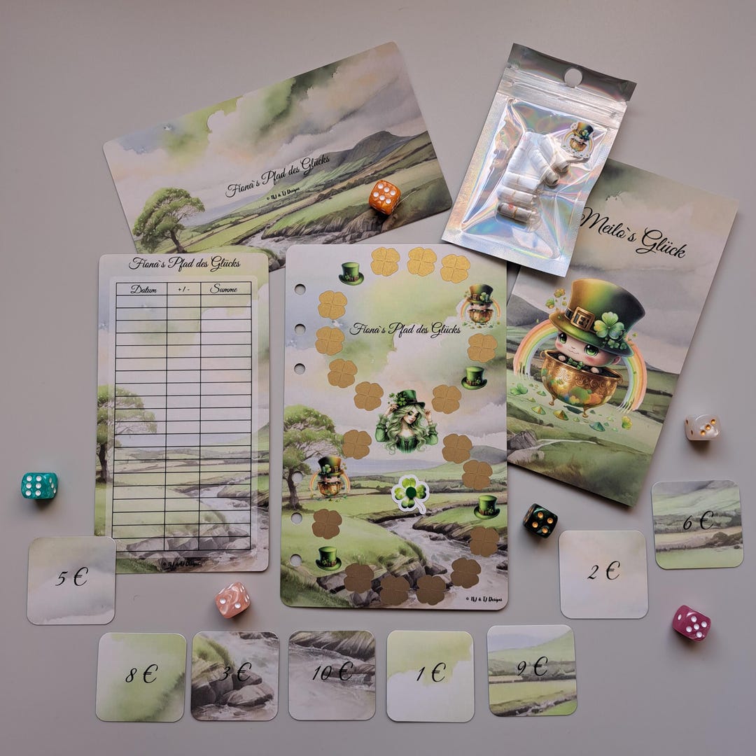 Fiona's Path to Happiness | Savings Game | Fits A6 Binders | Envelope ...