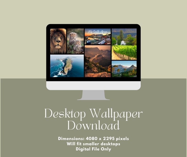 South African Desktop Wallpaper, Photographic, Africa Instant Download ...