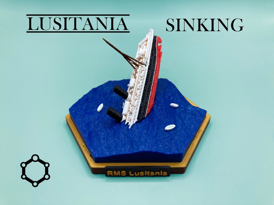 Lusitania Sinking Model Detailed Diorama Lusitania Toys - Etsy