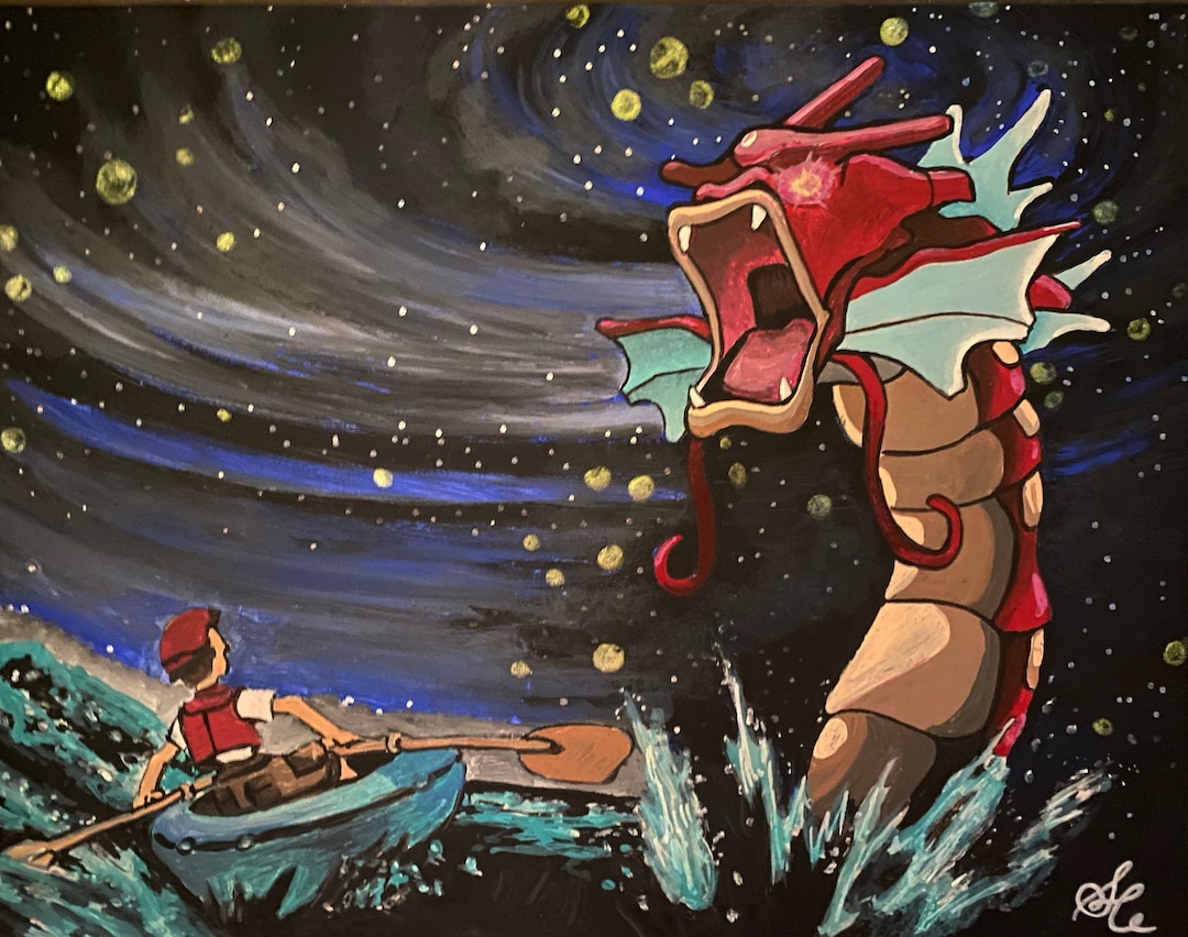 Pokémon Textured Paintings - Etsy
