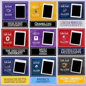 Custom Digital College Announcement Class of 2029, Custom Digital ...