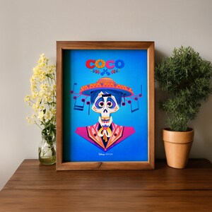 Affiche Illustrée Du Film Coco De Pixar, Décoration Murale - Etsy