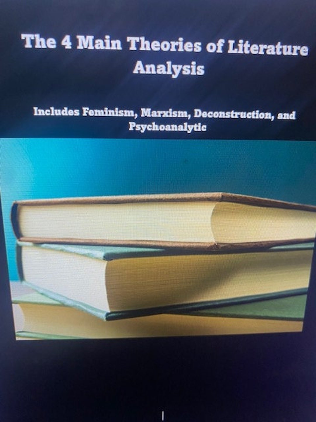 Literature Study Guides-literature Study Notes-literary Analysis ...