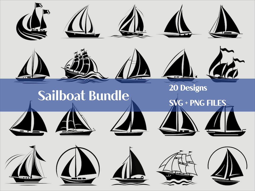 Sailboat Svg, Sailboat Vector, Sailboat Clipart, Sailboat Cricut ...