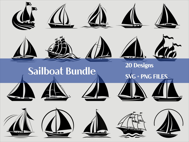 Sailboat Svg, Sailboat Vector, Sailboat Clipart, Sailboat Cricut ...