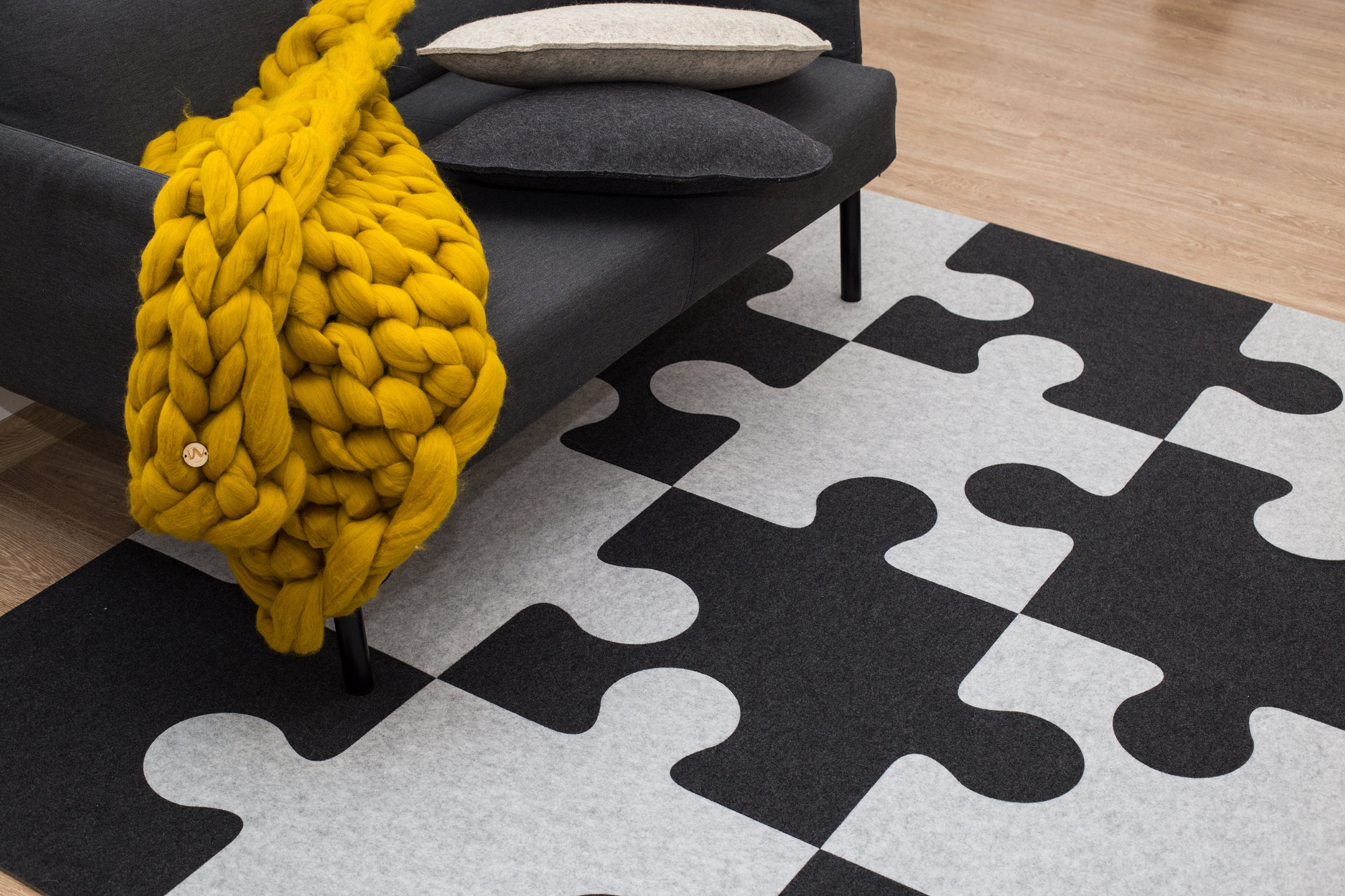 Felt Puzzle Rug, Rug for Children, Carpet for Children , Puzzle Carpet ...