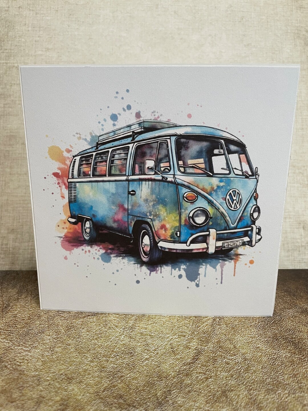 VW Camper Van Card, Camper Vans, VW Cards, Male Cards, VW, Camper Vans ...