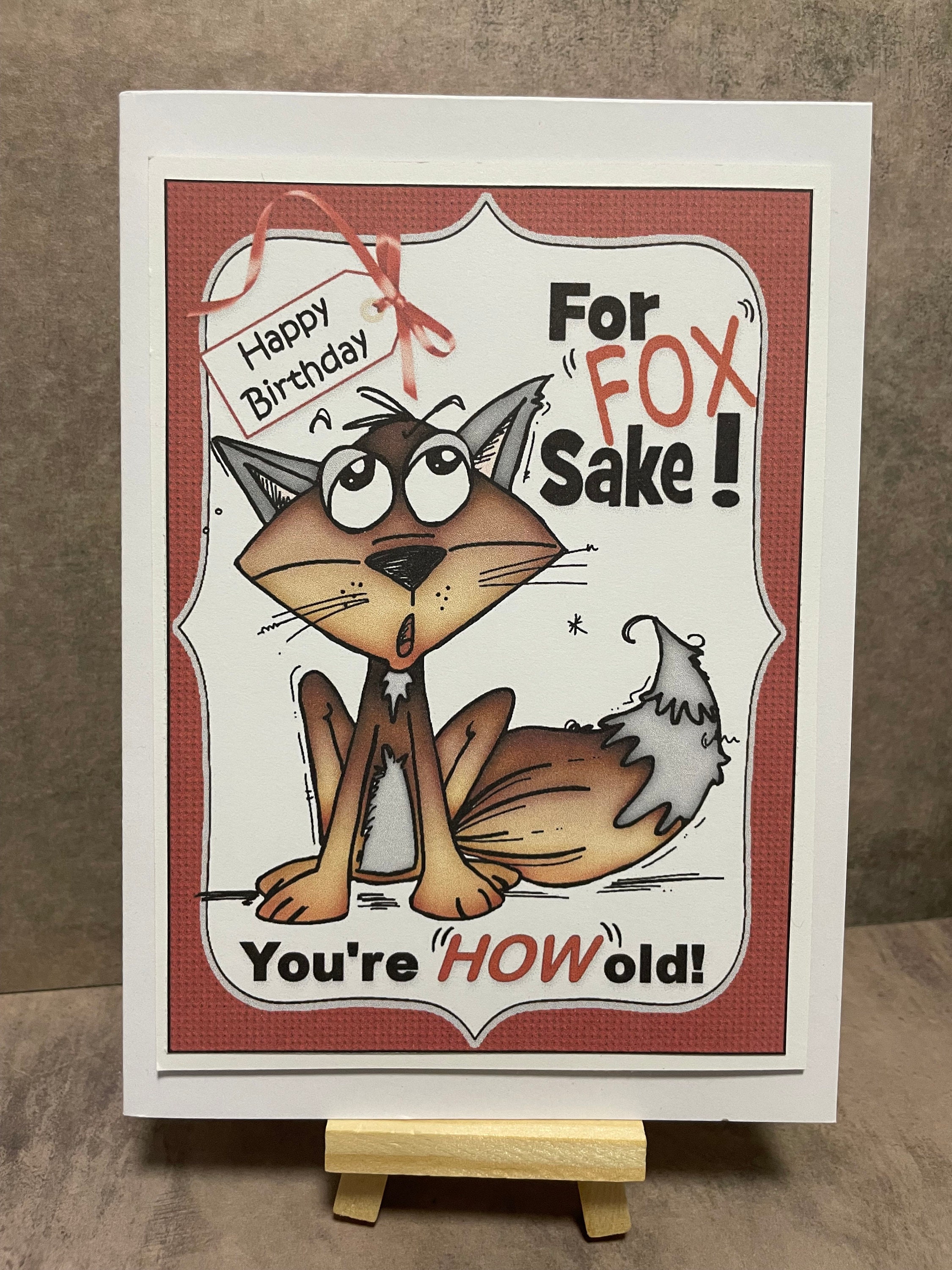 Humorous Cards, Cards, Birthday Cards, Male Cards, Funny Cards, Fox ...