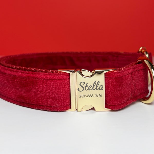 Red Collar - Etsy