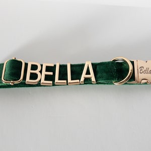 Personalized Dog Collars With Metal Letter Name, Female Dog Collars ...