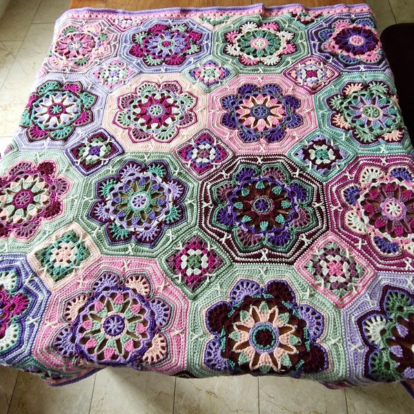 Persian Tile Crochet Pattern - Etsy