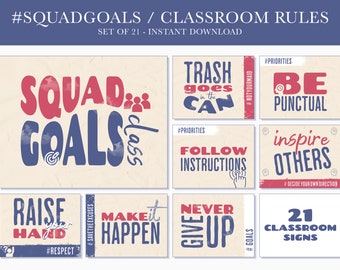 Classroom Sign Printable Treat Everyone With Respect - Etsy