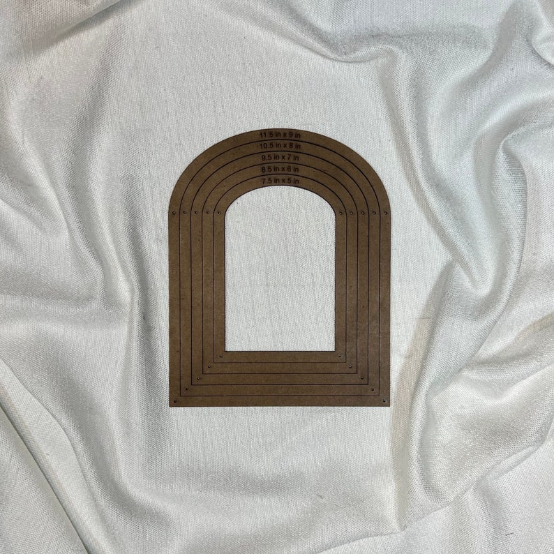 Arched Stained Glass Layout Frame, Stained Glass Jig, Stained Glass ...