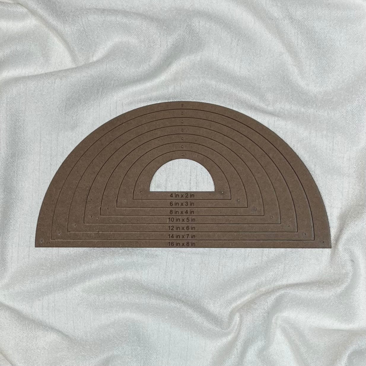 Semicircle Shaped Stained Glass Layout Frame, Half Circle Stained Glass ...