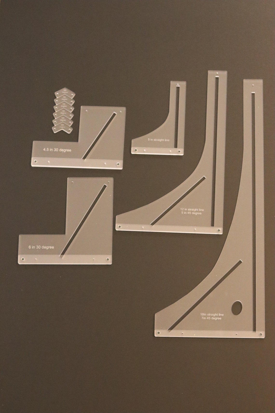 12 Inch Straight Line Cutting Jig, Stained Glass Cutting Aid, Stained ...