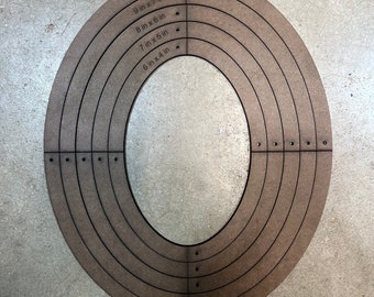 Coffin Shaped Stained Glass Layout Frame - Etsy